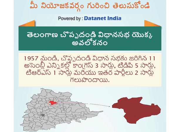 తెలంగాణ అసెంబ్లీ ఎన్నికలు: చొప్పదండి నియోజకవర్గం గురించి తెలుసుకోండి ...