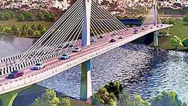 ఏపీ - తెలంగాణ మధ్య తీగల వంతెన: లండన్ సస్పెన్స్ బ్రిడ్జి మోడల్: కేంద్రం ...