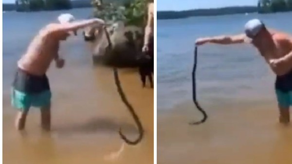 Viral Video: పామును పట్టుకుని ఏం చేశాడో తెలిస్తే షాక్ అవ్వాల్సిందే ...