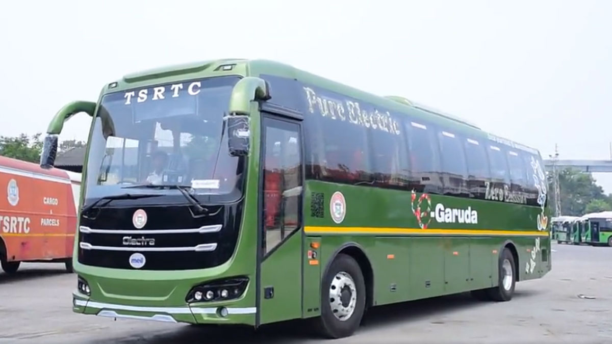 TSRTC: విజయవాడ వెళ్లేవారికి శుభవార్త.. 50 ఏసీ ఎలక్ట్రిక్ బస్సులు ...