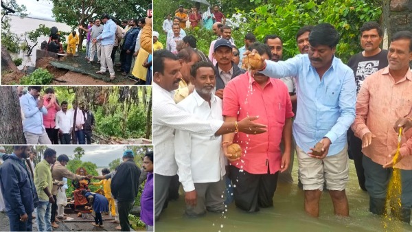పాకాల సరస్సుకు శాంతి పూజలు.. నర్సంపేటలో ఉప్పొంగుతున్న చెరువులు ...