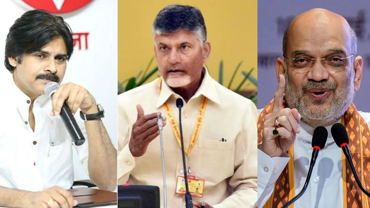 అమిత్ షా, నడ్డాతో చంద్రబాబు, పవన్ కళ్యాణ్ భేటీ: సీట్ల పంపకాలపై చర్చ | chandrababu and pawan ...